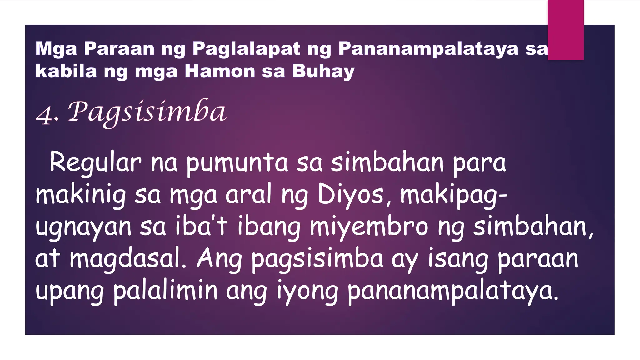 Values Education Aralin 4 Grade Seven ... | PPTX