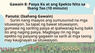 VE-7-Q2-WEEK-5 Aralin sa Values Education | PPTX