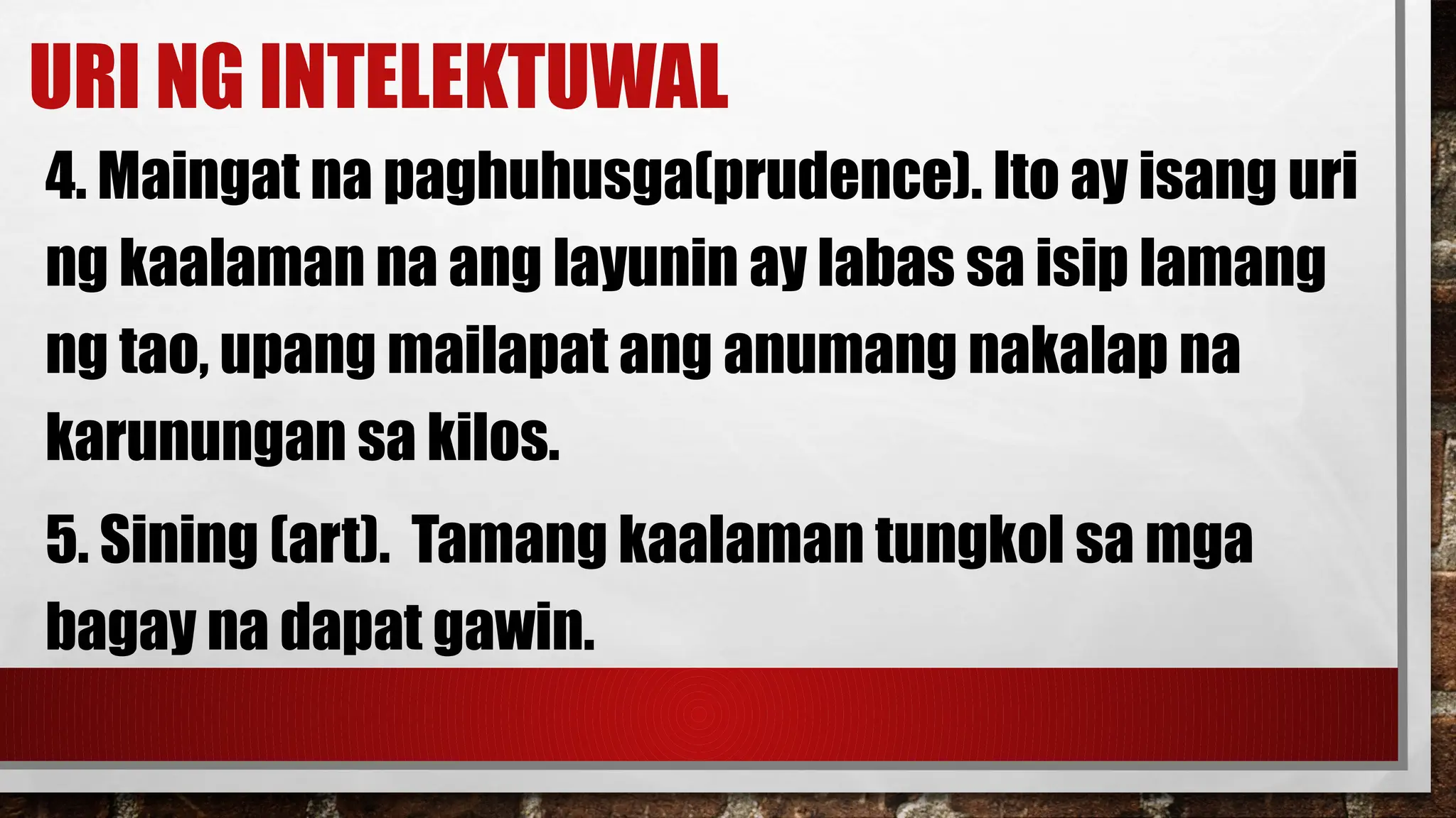 Pagapapahalaga at Virtue bilang bataan ng sariling pagpapasya | PPTX