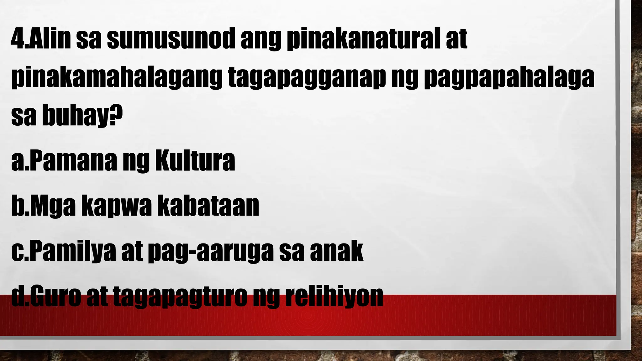 Pagapapahalaga at Virtue bilang bataan ng sariling pagpapasya | PPTX