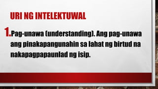 Pagapapahalaga at Virtue bilang bataan ng sariling pagpapasya | PPTX