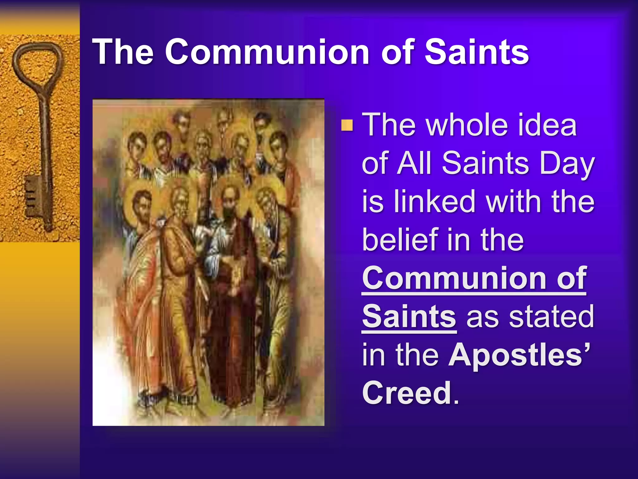 VE-CL 9 and IV - All Saints' and All Souls' Day Mini Catechesis | PPTX