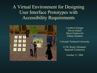 A Virtual Environment for Designing User Interface Prototypes with ...