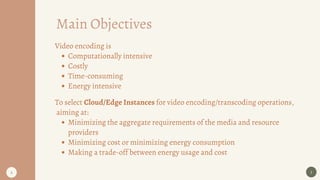 VE-Match: Video Encoding Matching-based Model for Cloud and Edge Computing Instances | PPT