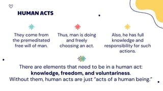 VE 10 Q2 Topic 1 We Understand Human Acts And Their Significance (Human ...