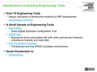 Signal Chain Designer: A New Way to Design Online - VE2013 | PDF