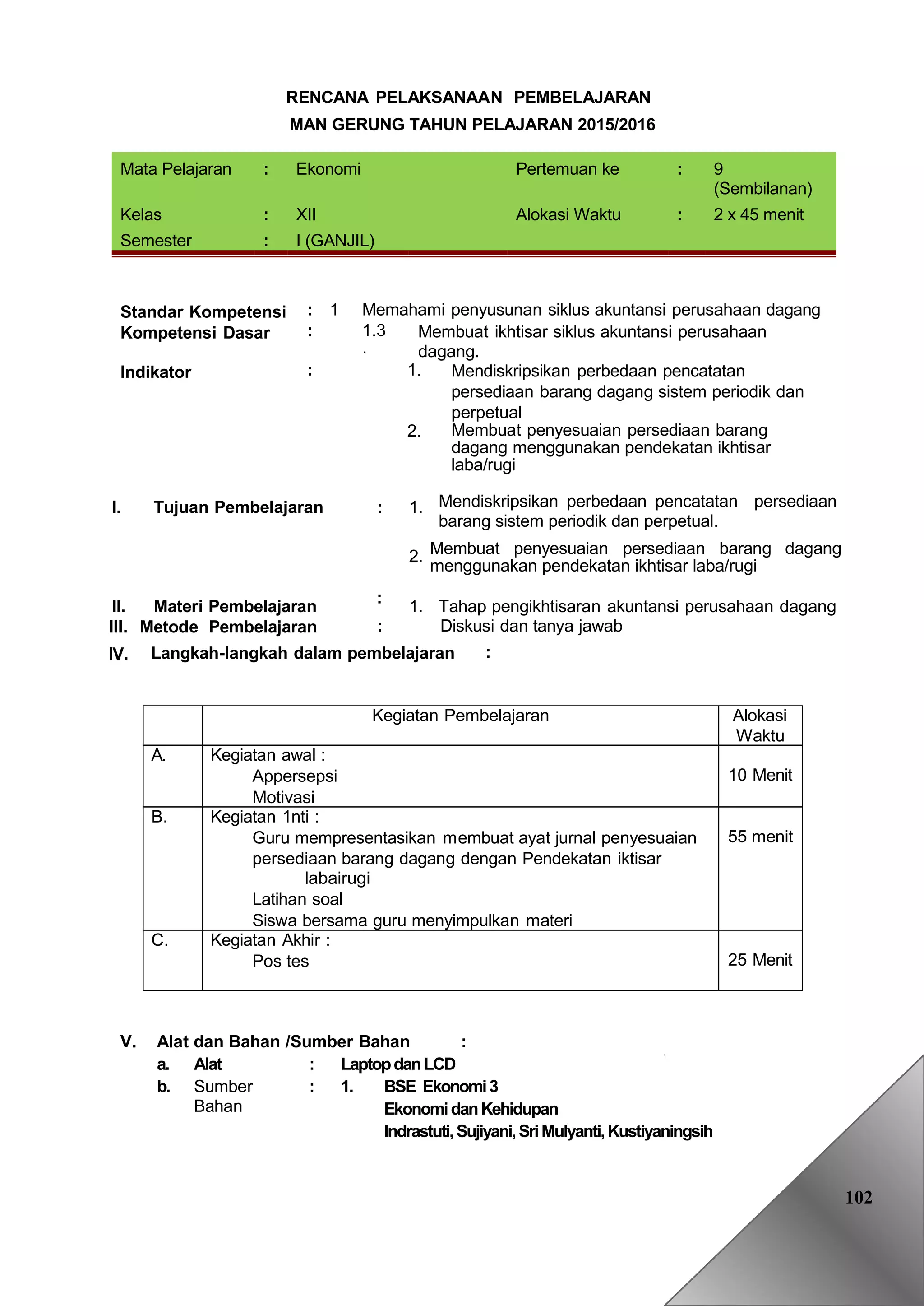 Rev1 1. rpp eko_xii | PDF