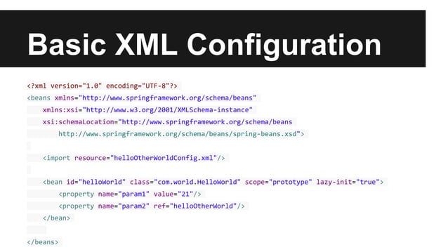 Spring Framework Essentials Ppt