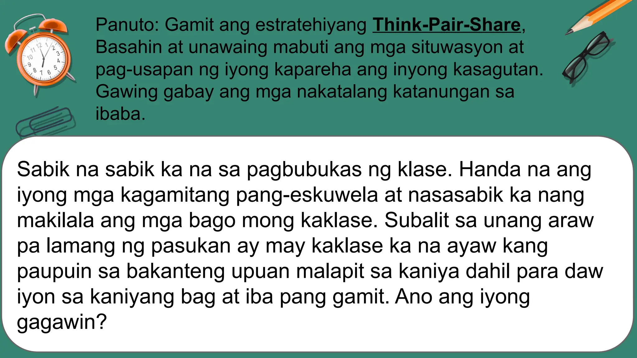 Values Education 7- Lesson 1- 1st Quarter | PPTX