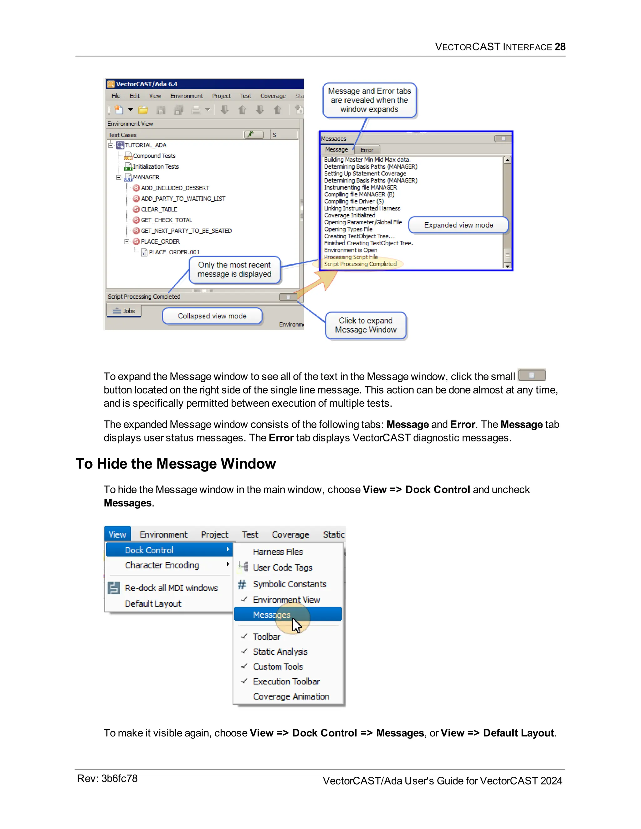 User guide of VectorCast 2024 ADA testing tool for safety critical ...