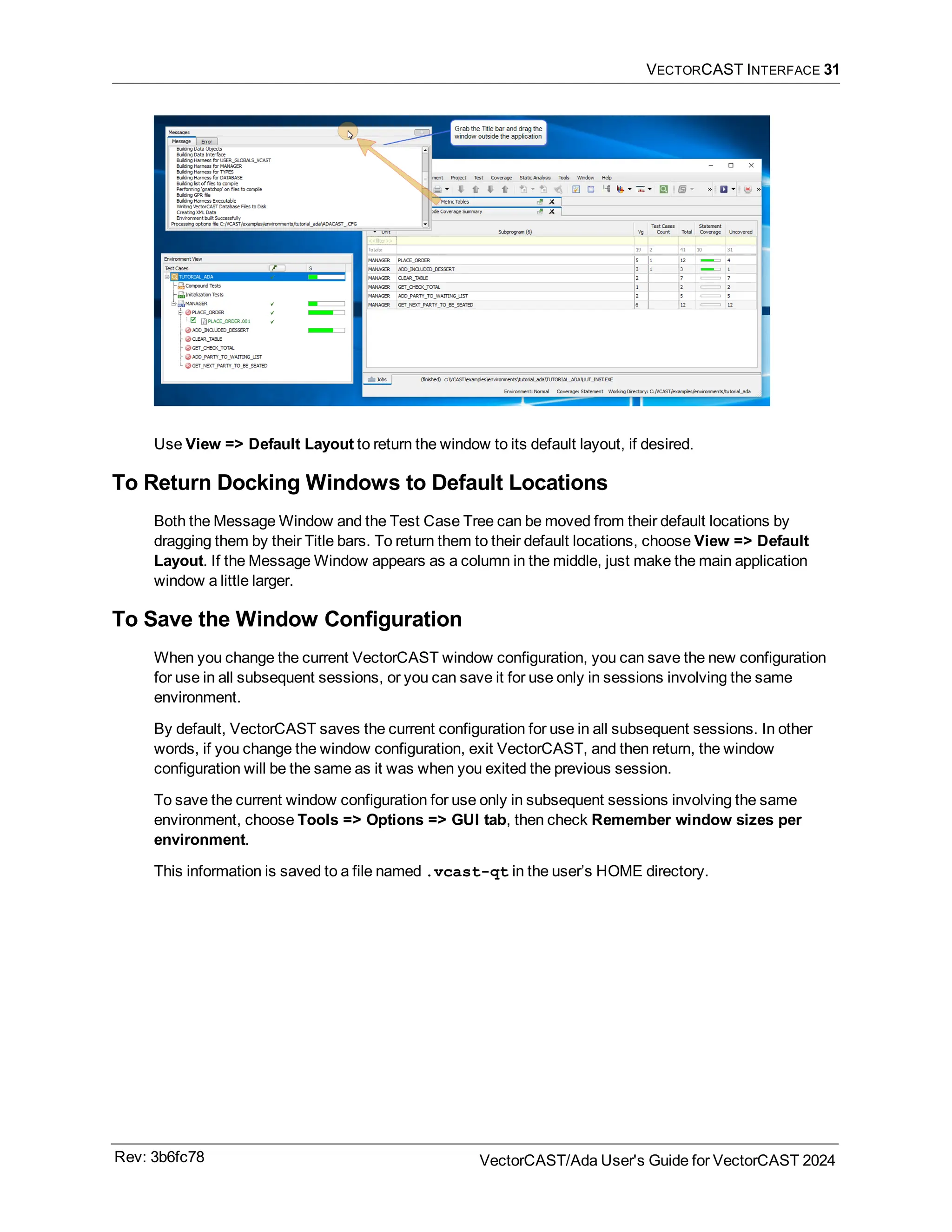 User guide of VectorCast 2024 ADA testing tool for safety critical ...