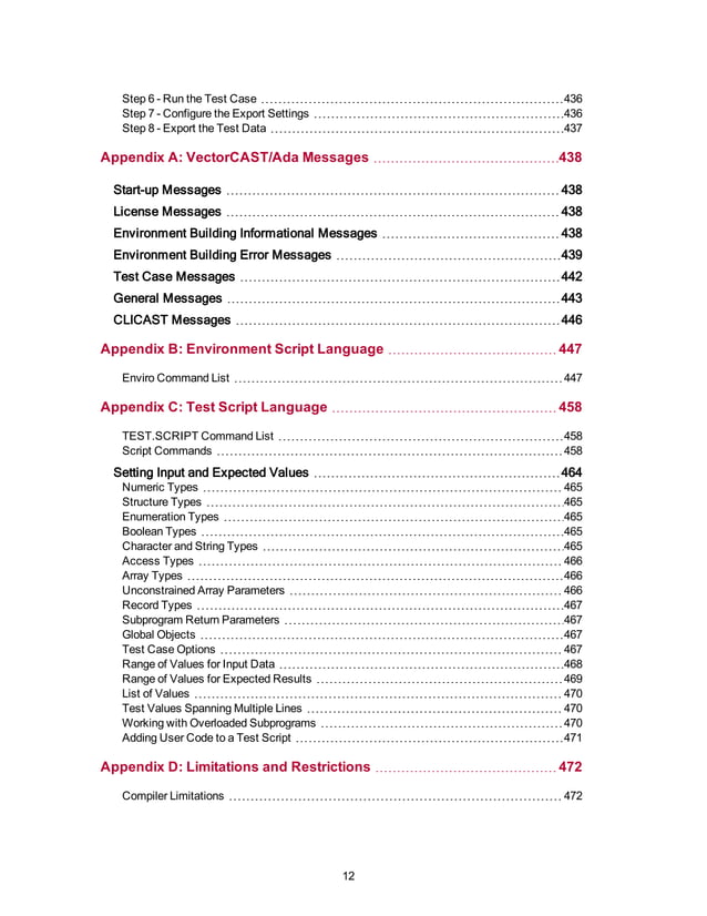User guide of VectorCast 2024 ADA testing tool for safety critical ...