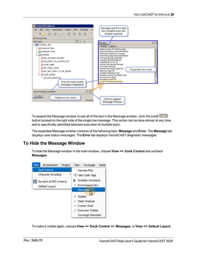 User guide of VectorCast 2024 ADA testing tool for safety critical ...