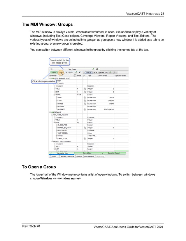 User guide of VectorCast 2024 ADA testing tool for safety critical ...
