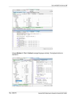 User guide of VectorCast 2024 ADA testing tool for safety critical ...