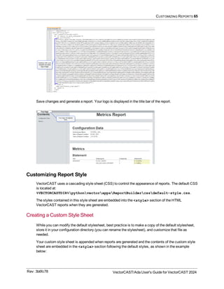 User guide of VectorCast 2024 ADA testing tool for safety critical ...