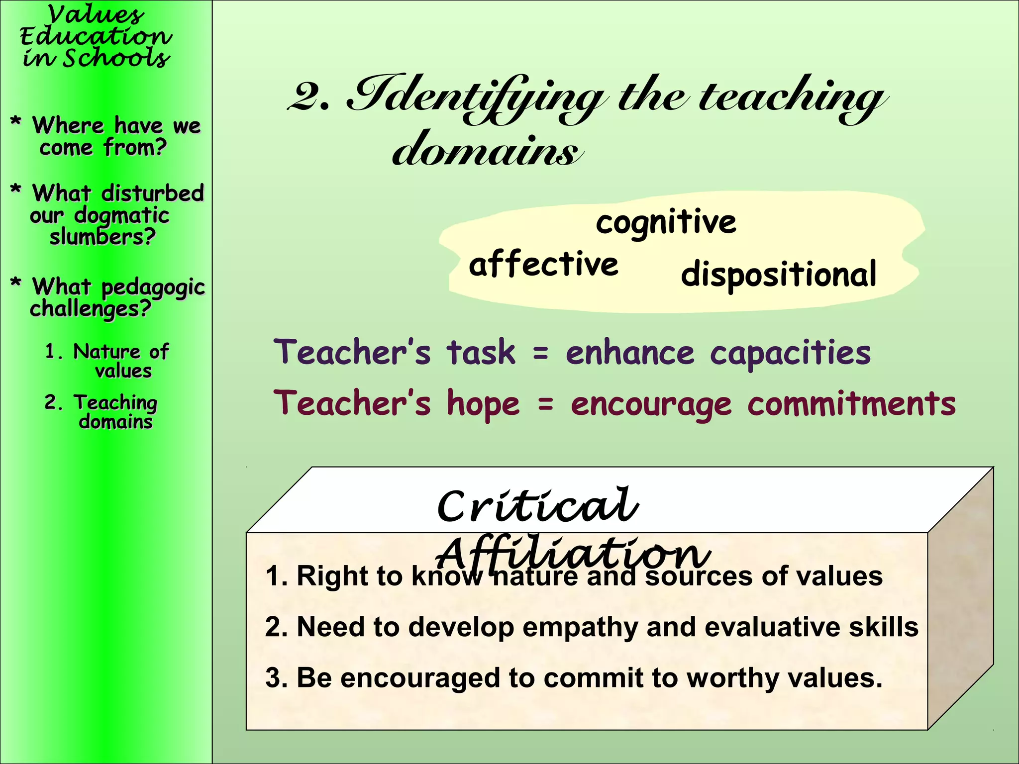 value of education in school children | PPT