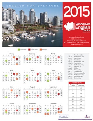 Vec calendar 2015 remar | PDF