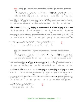 Vecernia Sfântului Stelian, paflagonul - partitura | PDF