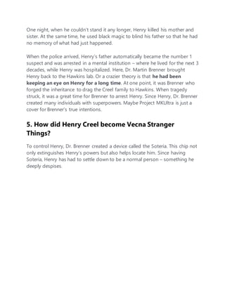 Vecna Stranger Things: Origins, Powers, and Possible Hypotheses | DOCX