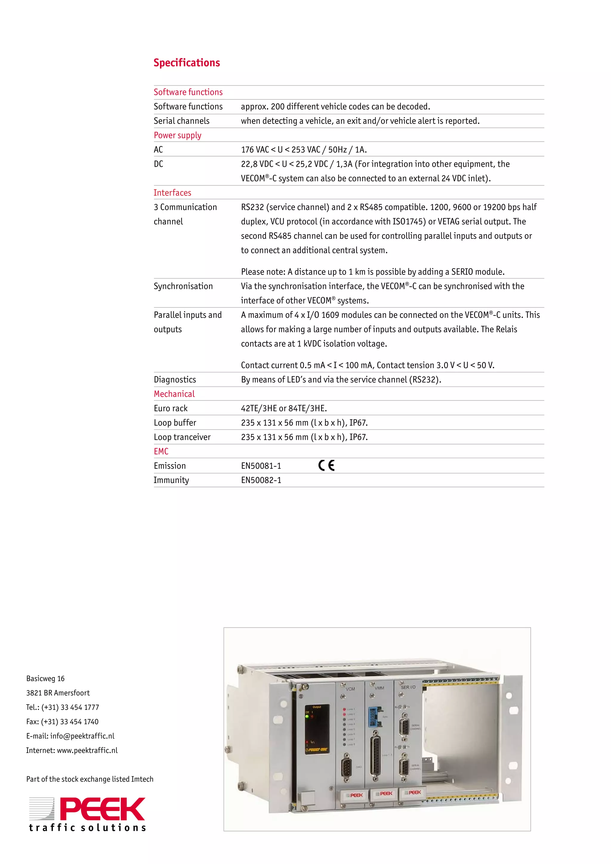VECOM vehicle identification and priority system | PDF