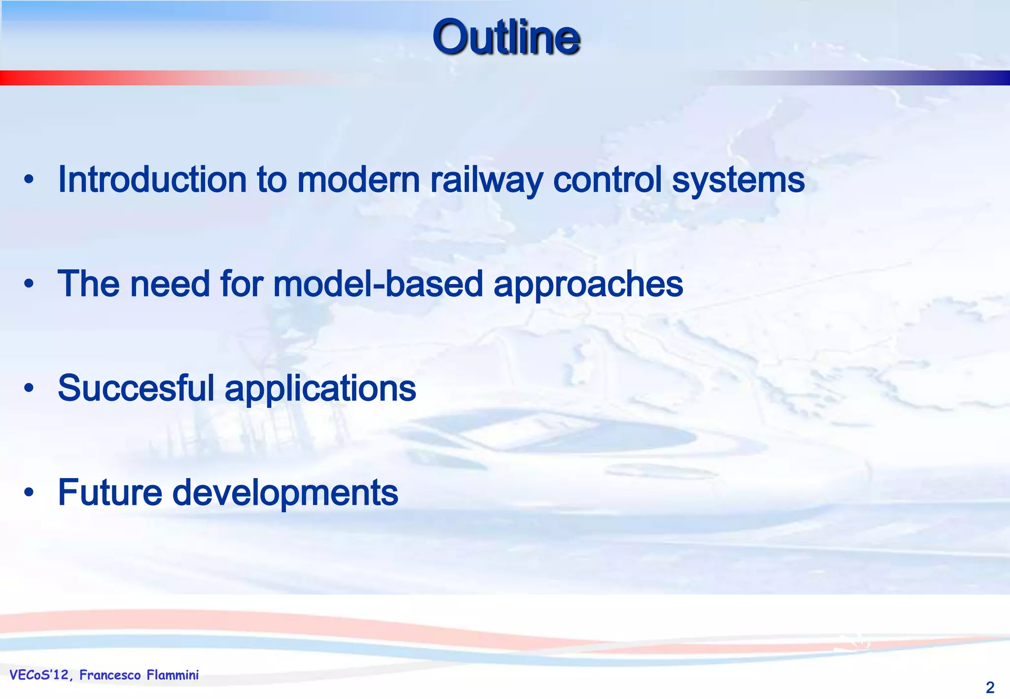 Model-Based Approaches for Railway Safety, Reliability & Security | PPT