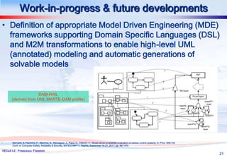 Model-Based Approaches for Railway Safety, Reliability & Security | PPT