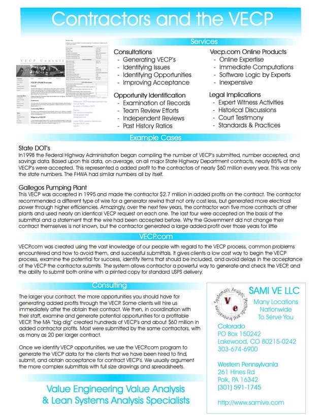 Contractor VECP | PDF