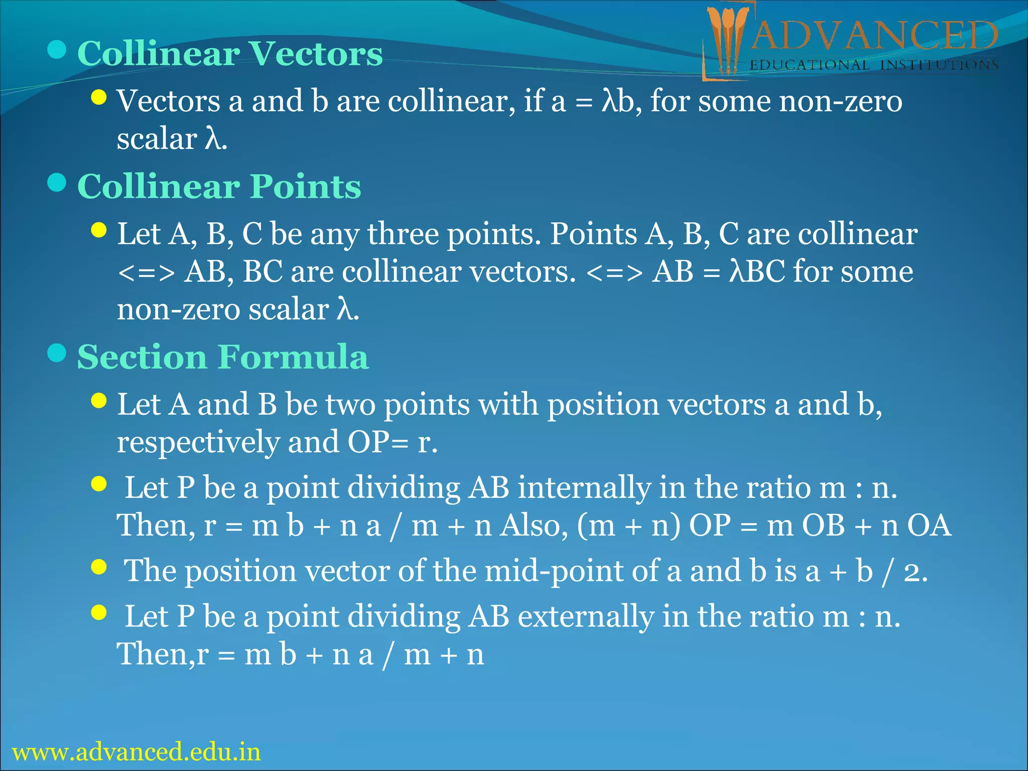Vector algebra | PPT