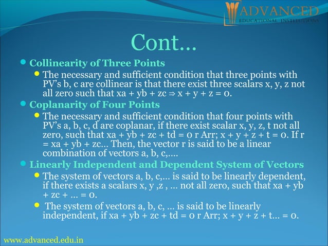 Vector algebra | PPT