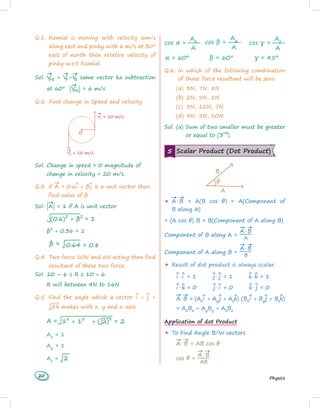 Class 11th physics Vector notes SlideShare | PDF