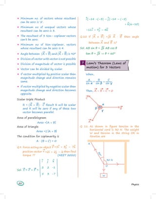 Class 11th physics Vector notes SlideShare | PDF