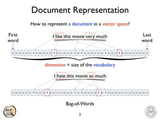 CS571: Vector Space Models | PPT