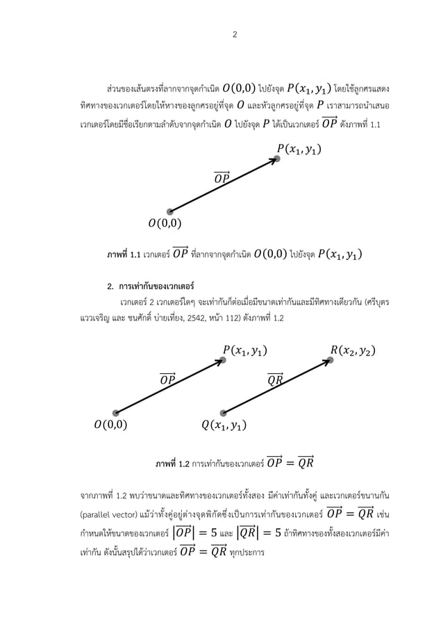 ฺBasic vector algebra in 2 dimension and 3 dimension | PDF