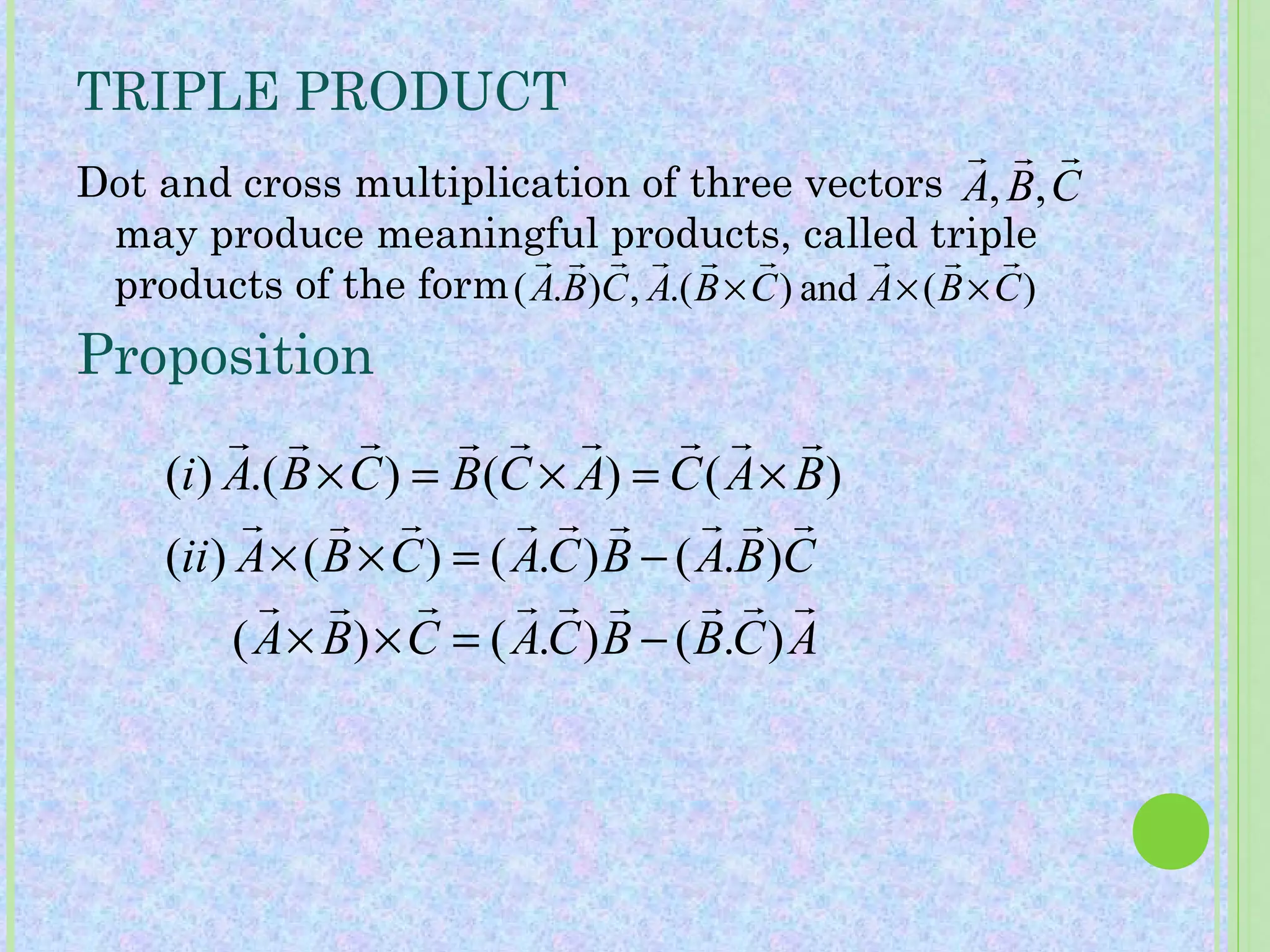 Vector analysis | PPT