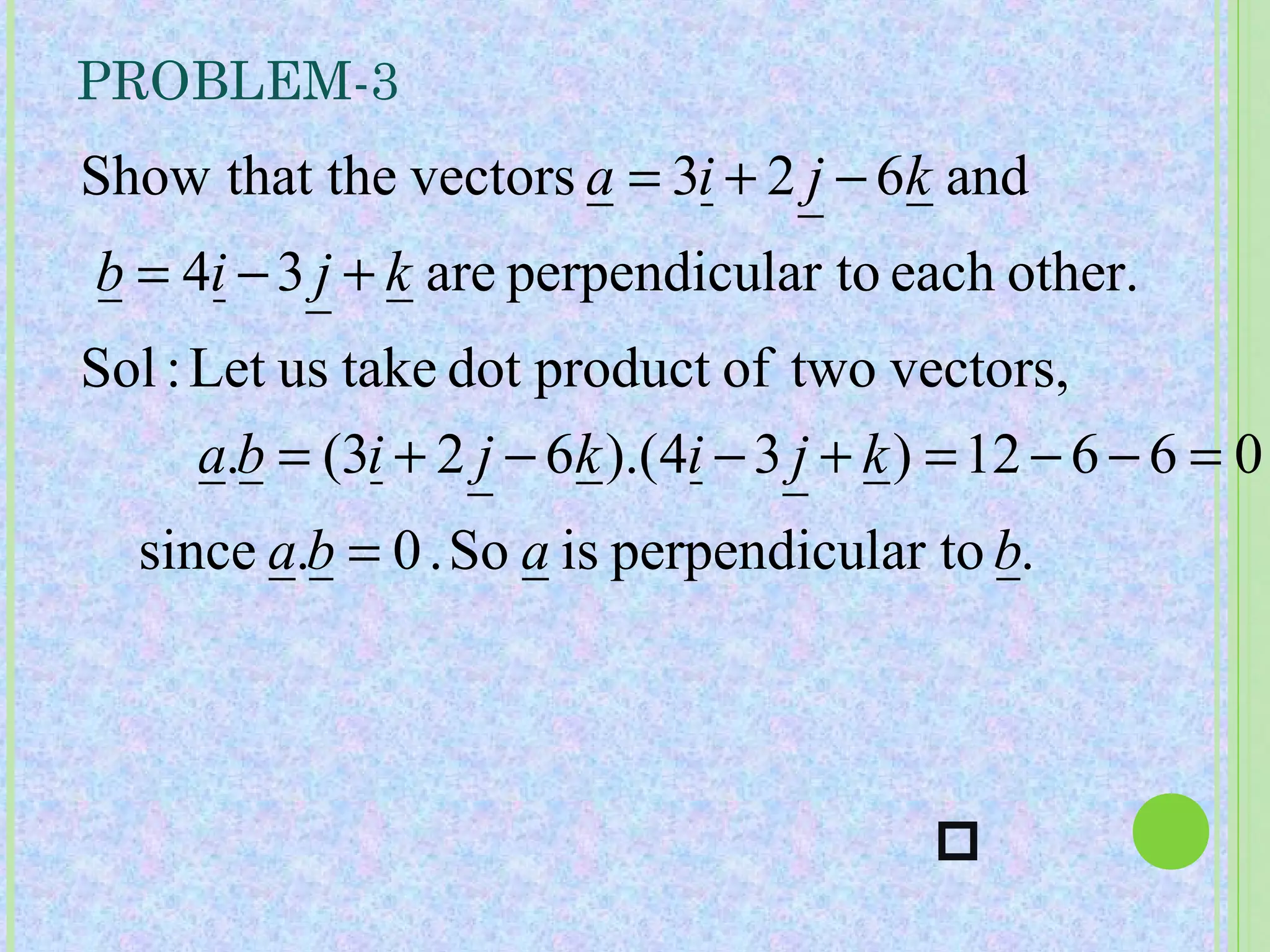 Vector analysis | PPT