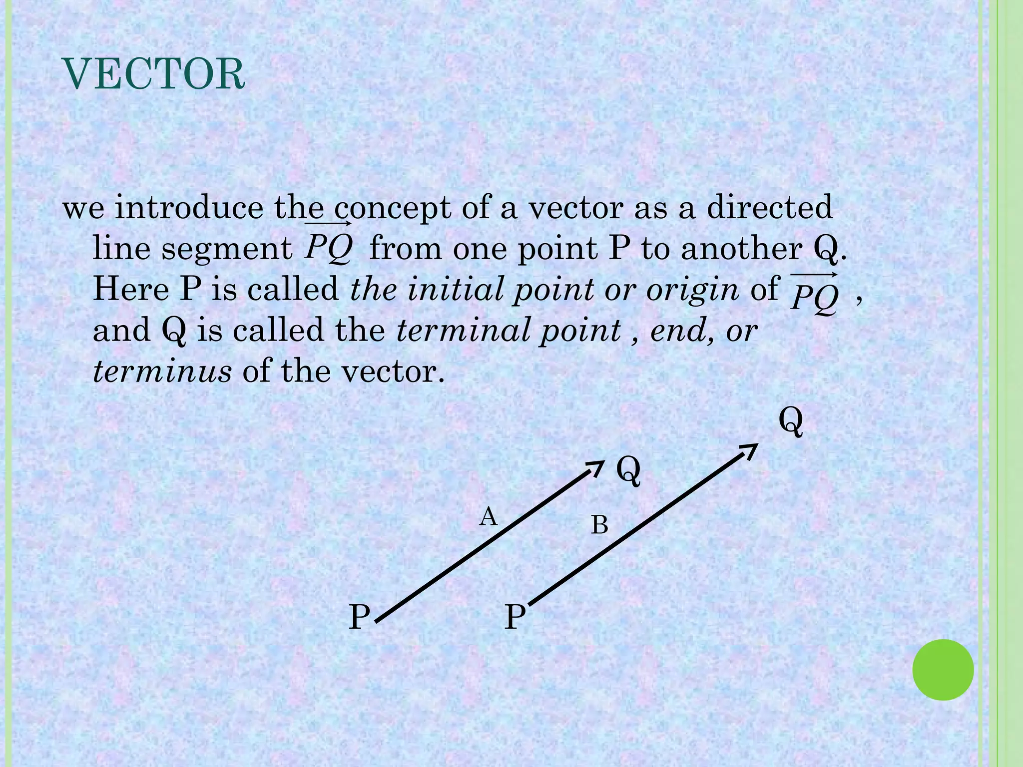 Vector Analysis Ppt