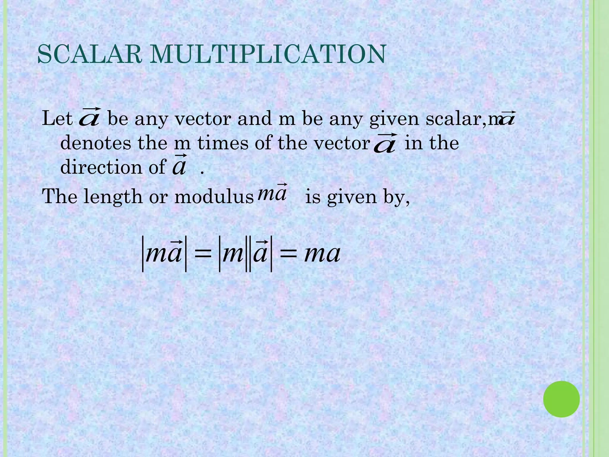 Vector analysis | PPT