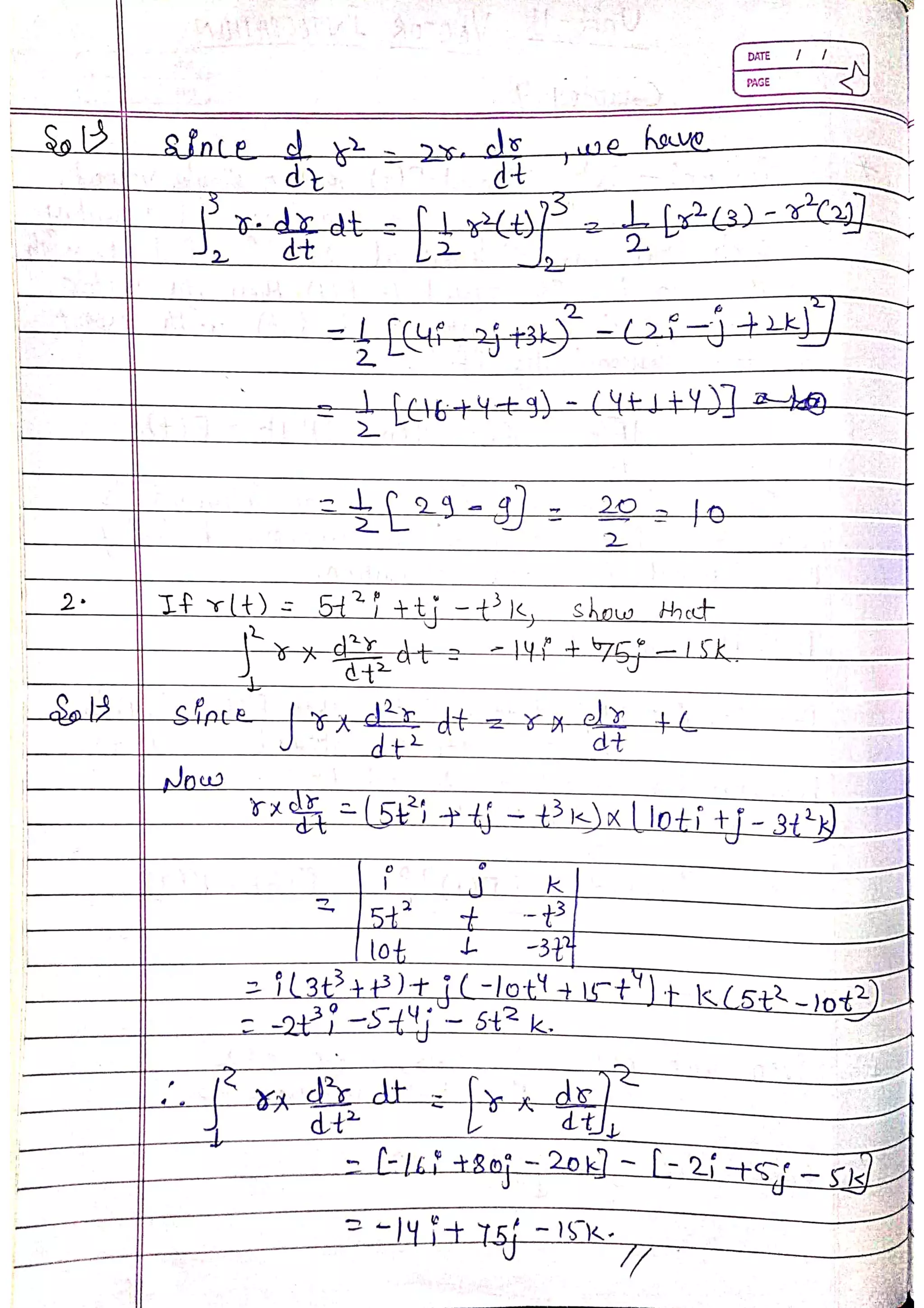 Vector integration . | PDF