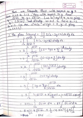 Vector integration . | PDF