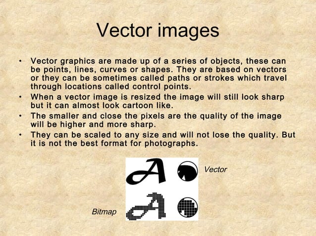 Vector and bitmap images | PPT