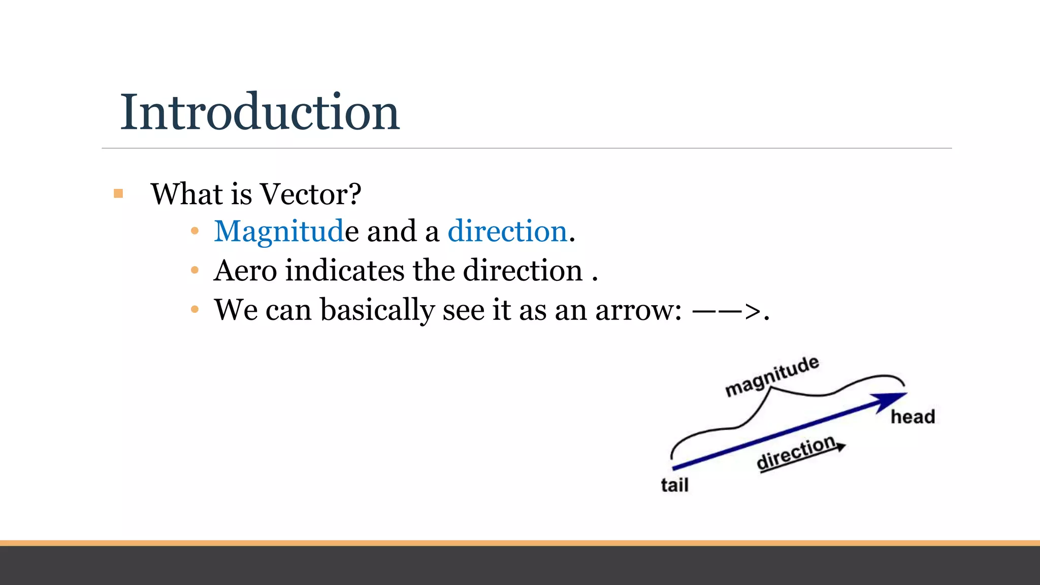 Vector and coordinate in games | PPTX