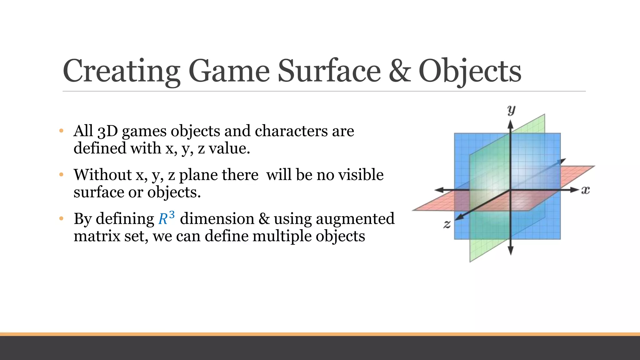 Vector and coordinate in games | PPTX