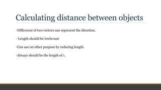 Vector and coordinate in games | PPTX