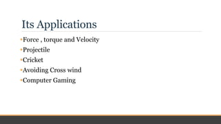 Vector and coordinate in games | PPTX