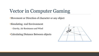 Vector and coordinate in games | PPTX