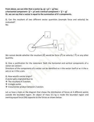 Vector and scalar | PDF