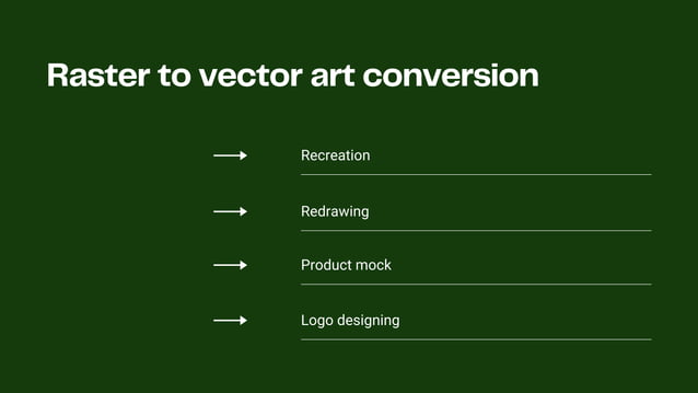 Vector art services | PPT