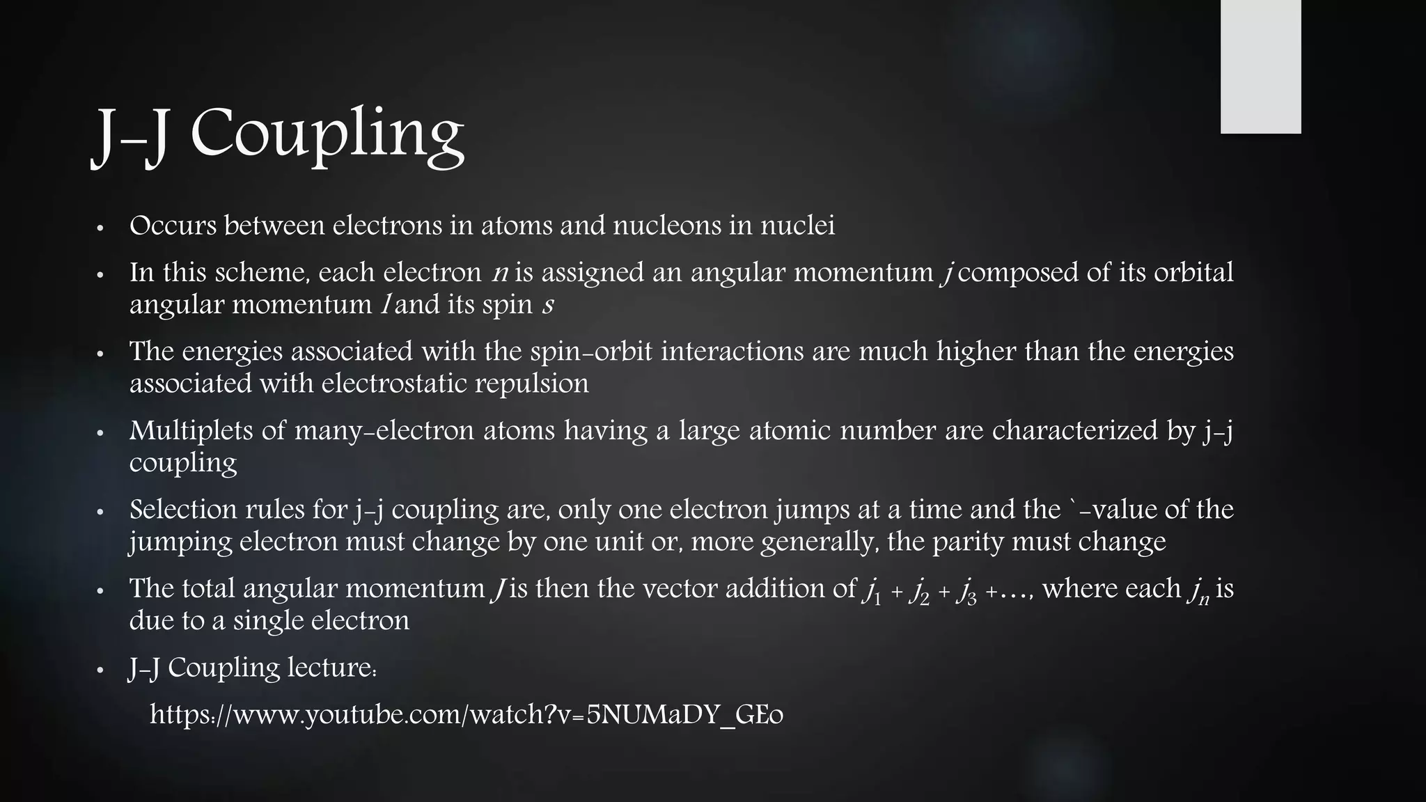 Vector atom model and coupling schemes | PPTX