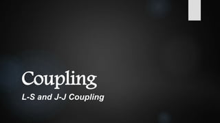 Vector atom model and coupling schemes | PPTX